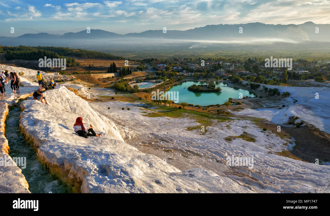 Turkey sunset pamukkale hi-res stock photography and images - Alamy