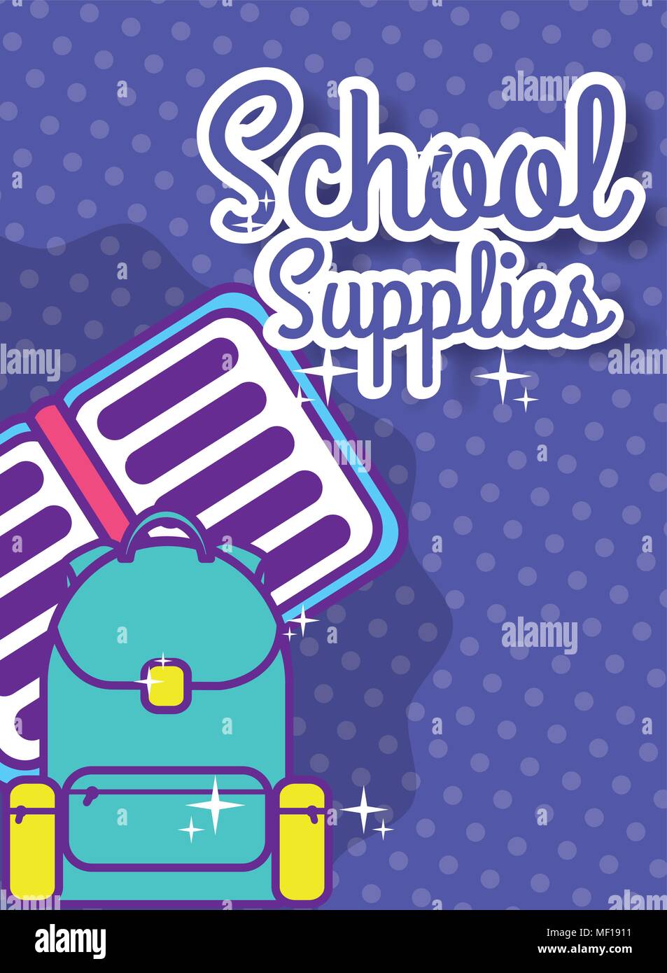back to school supply Stock Vector Image & Art - Alamy