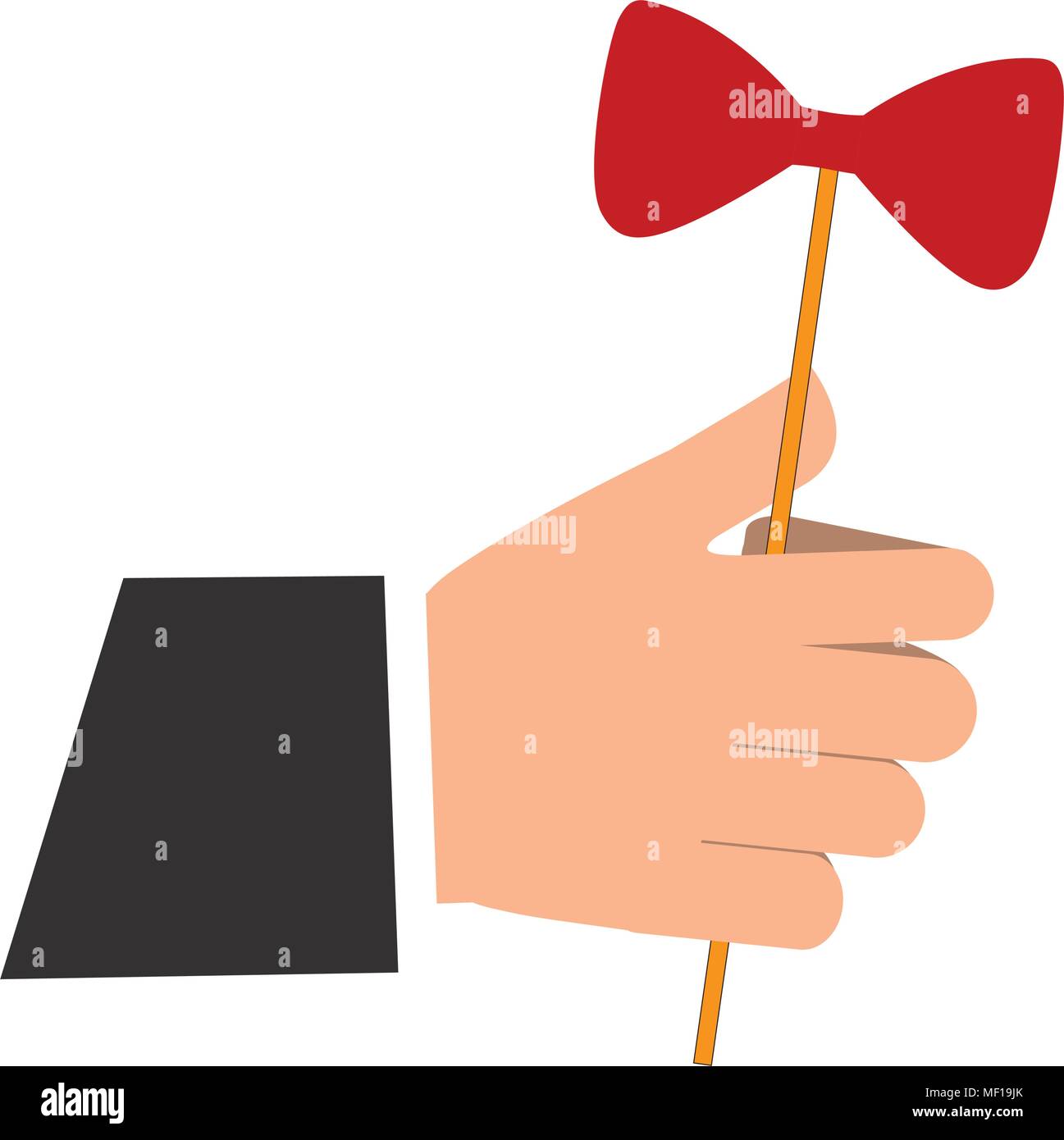 Male hand to neck Stock Vector Images - Alamy