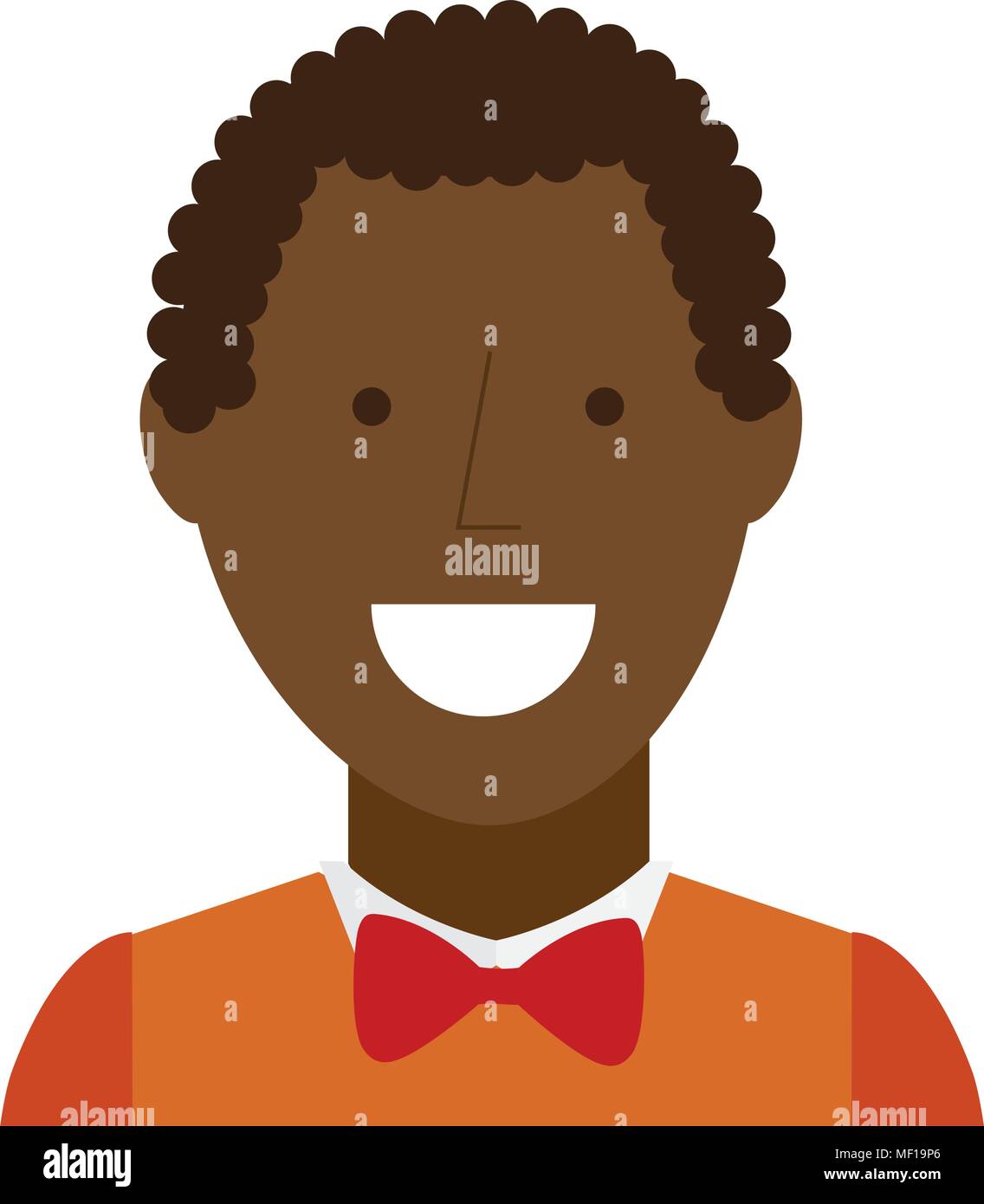 man black smiling isolated icon Stock Vector Image & Art - Alamy