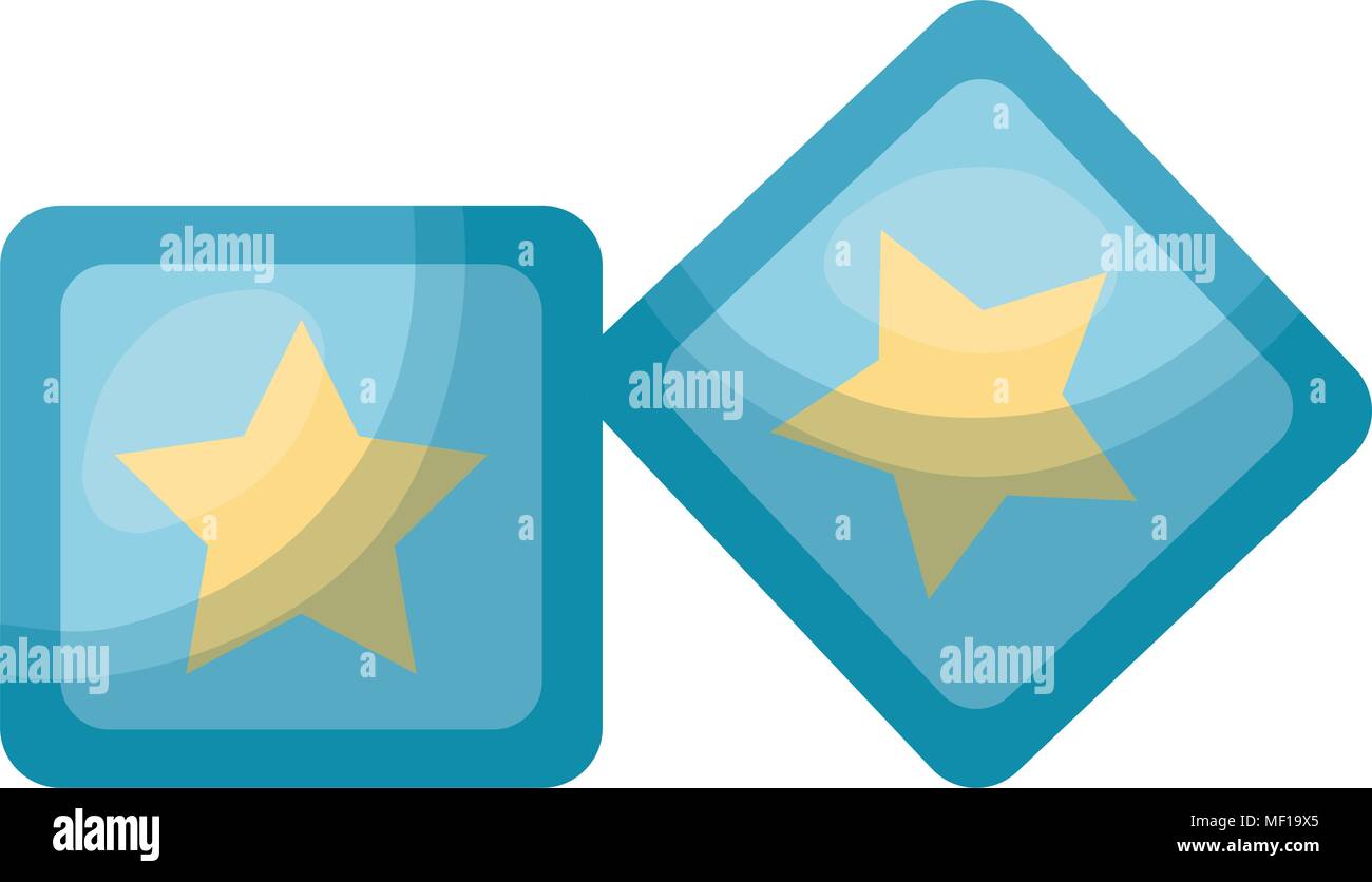 cubes toys of baby with star icon Stock Vector Image & Art - Alamy