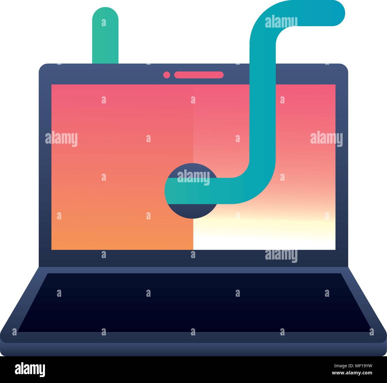 Malicious computer worm Stock Vector Images - Alamy