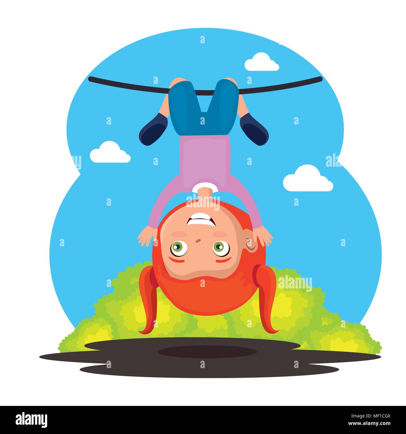 little girl happy character Stock Vector Image & Art - Alamy
