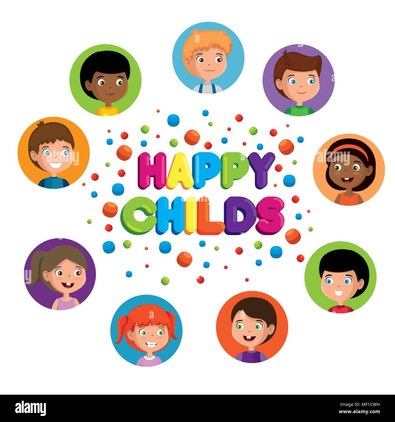 group of happy kids zone characters Stock Vector Image & Art - Alamy