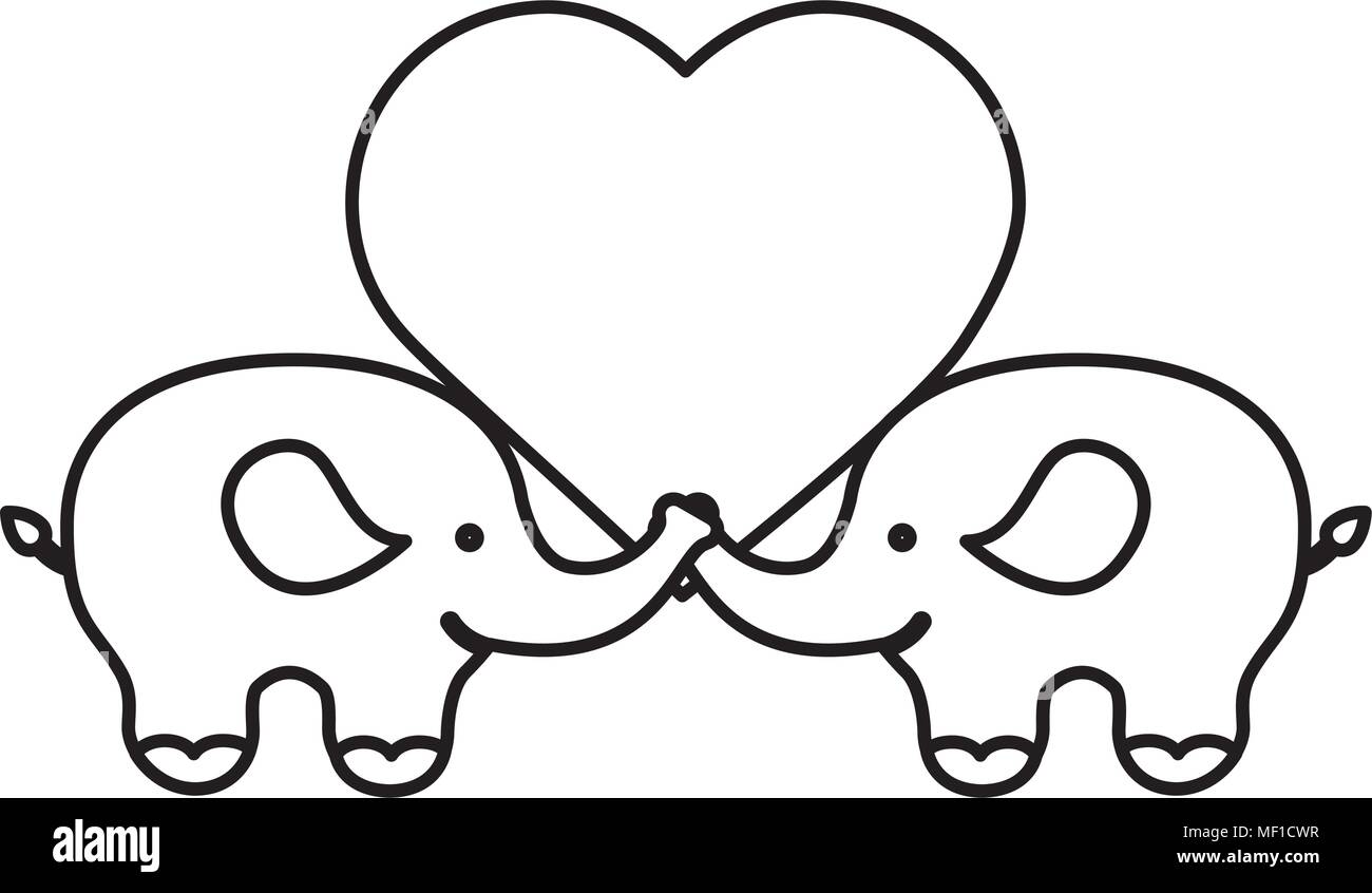 Cute baby elephants wild Cut Out Stock Images & Pictures - Alamy