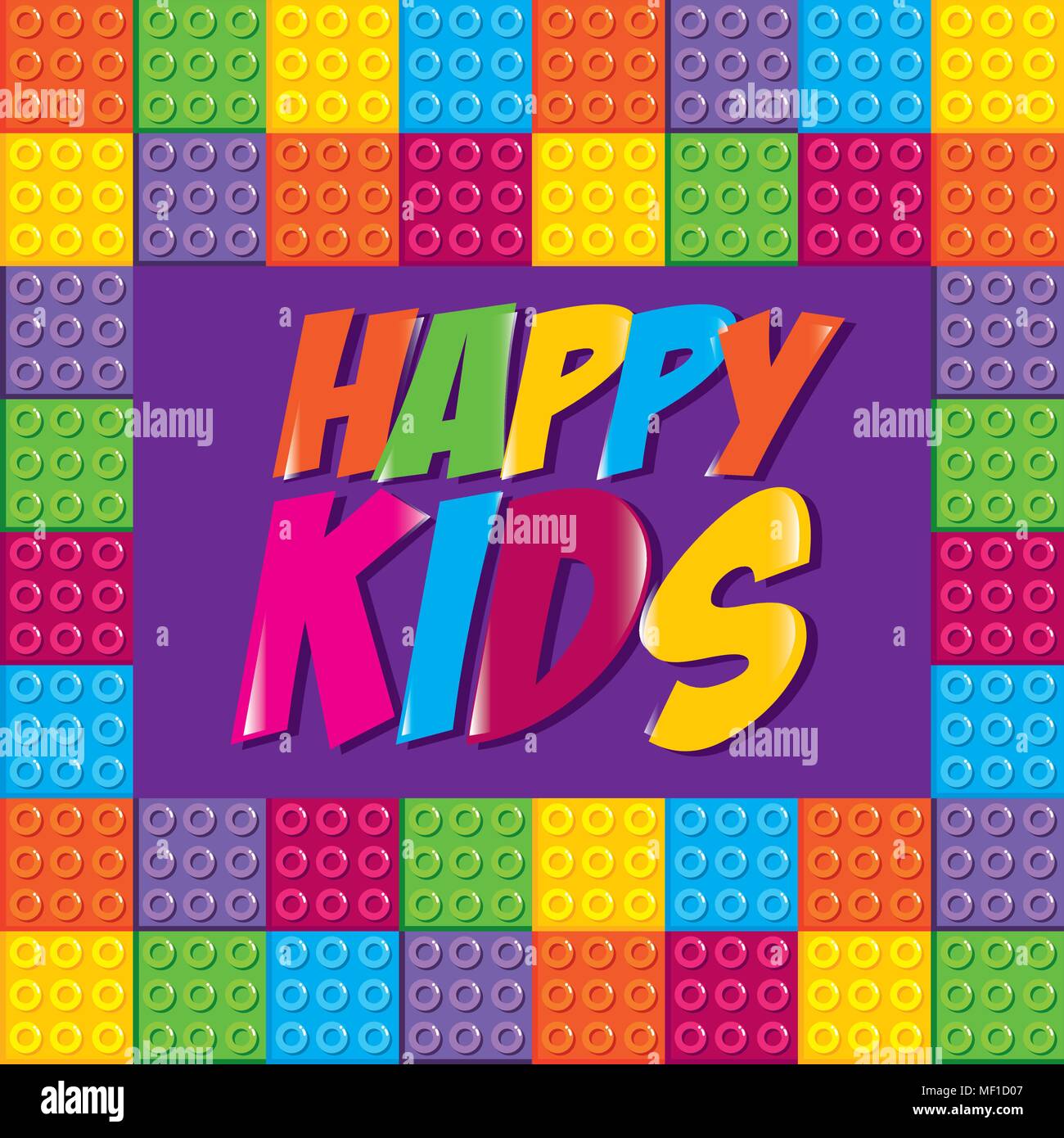 Happy Kids Label With Toy Bricks Stock Vector Image Art Alamy happy-kids-label-with-toy-bricks-stock-vector-image-art-alamy