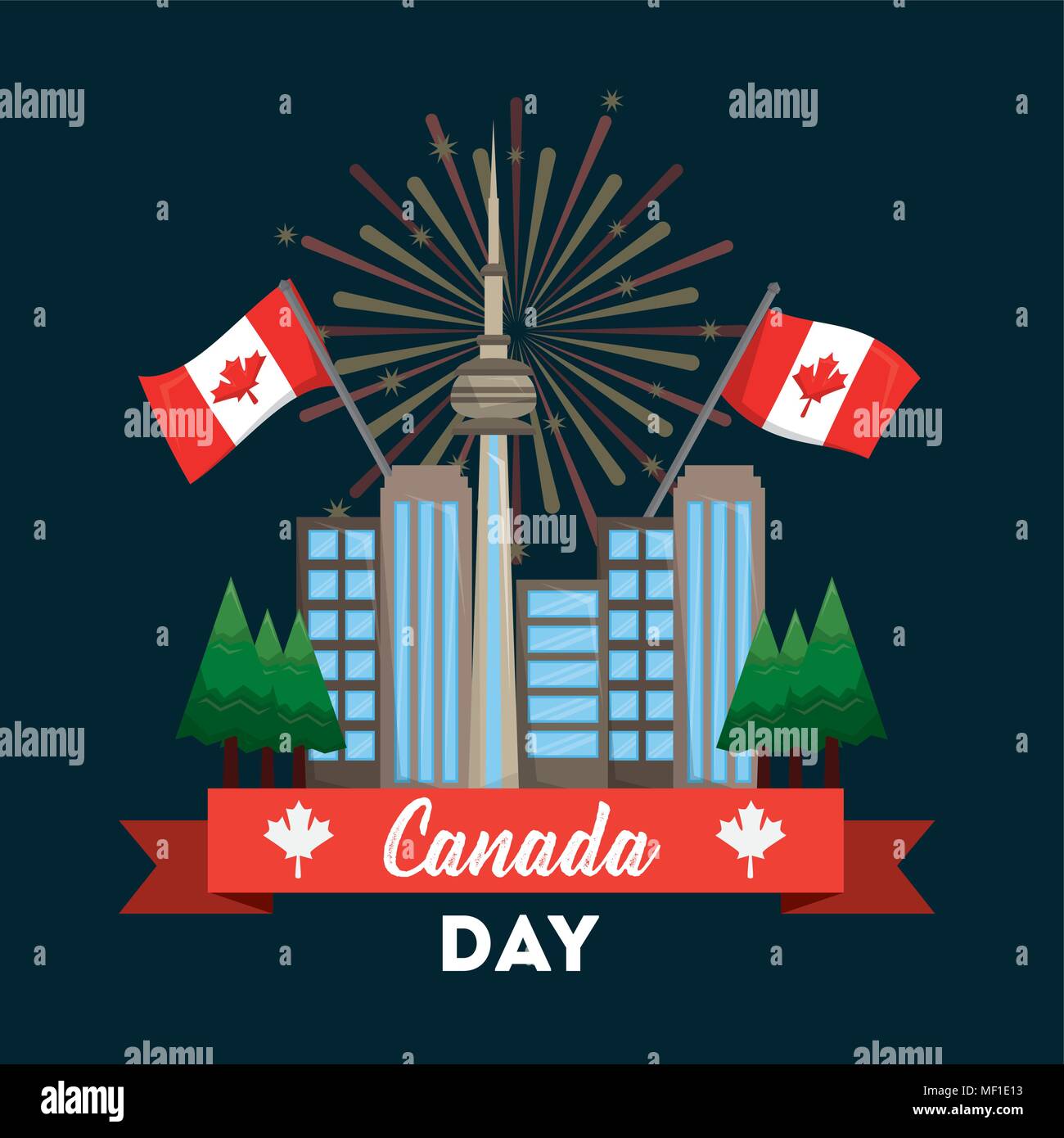 happy canada day Stock Vector Image & Art - Alamy