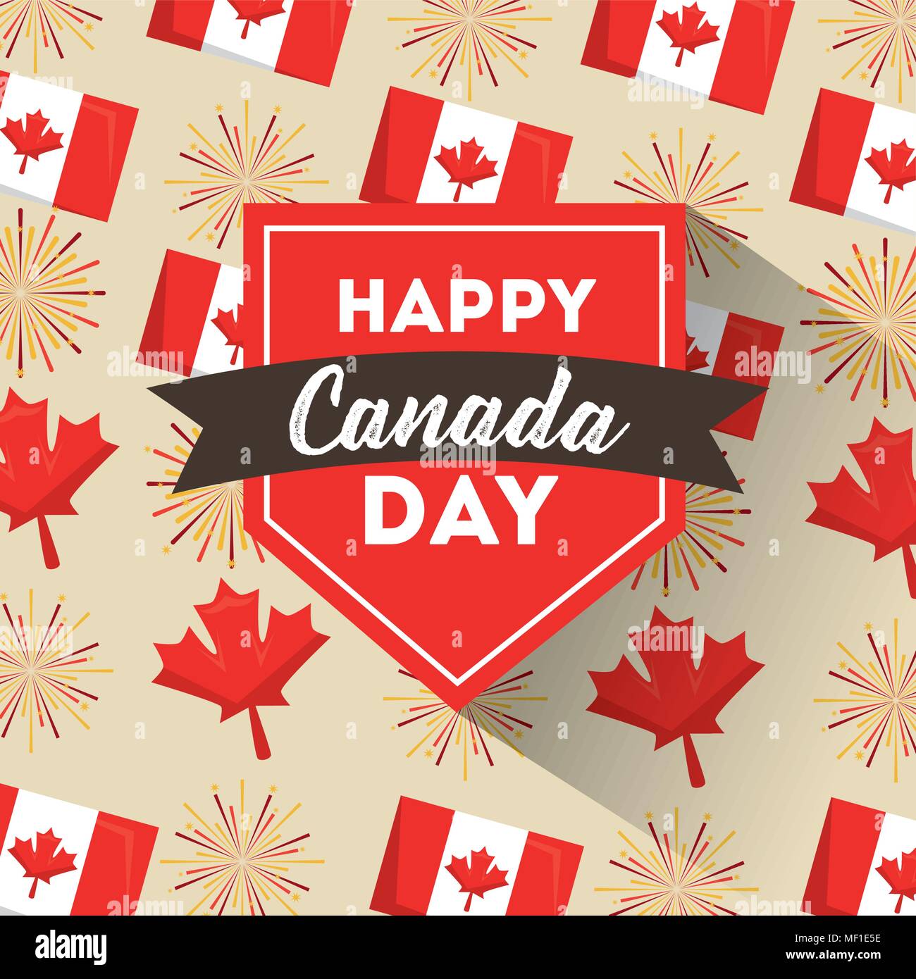 happy canada day Stock Vector Image & Art - Alamy