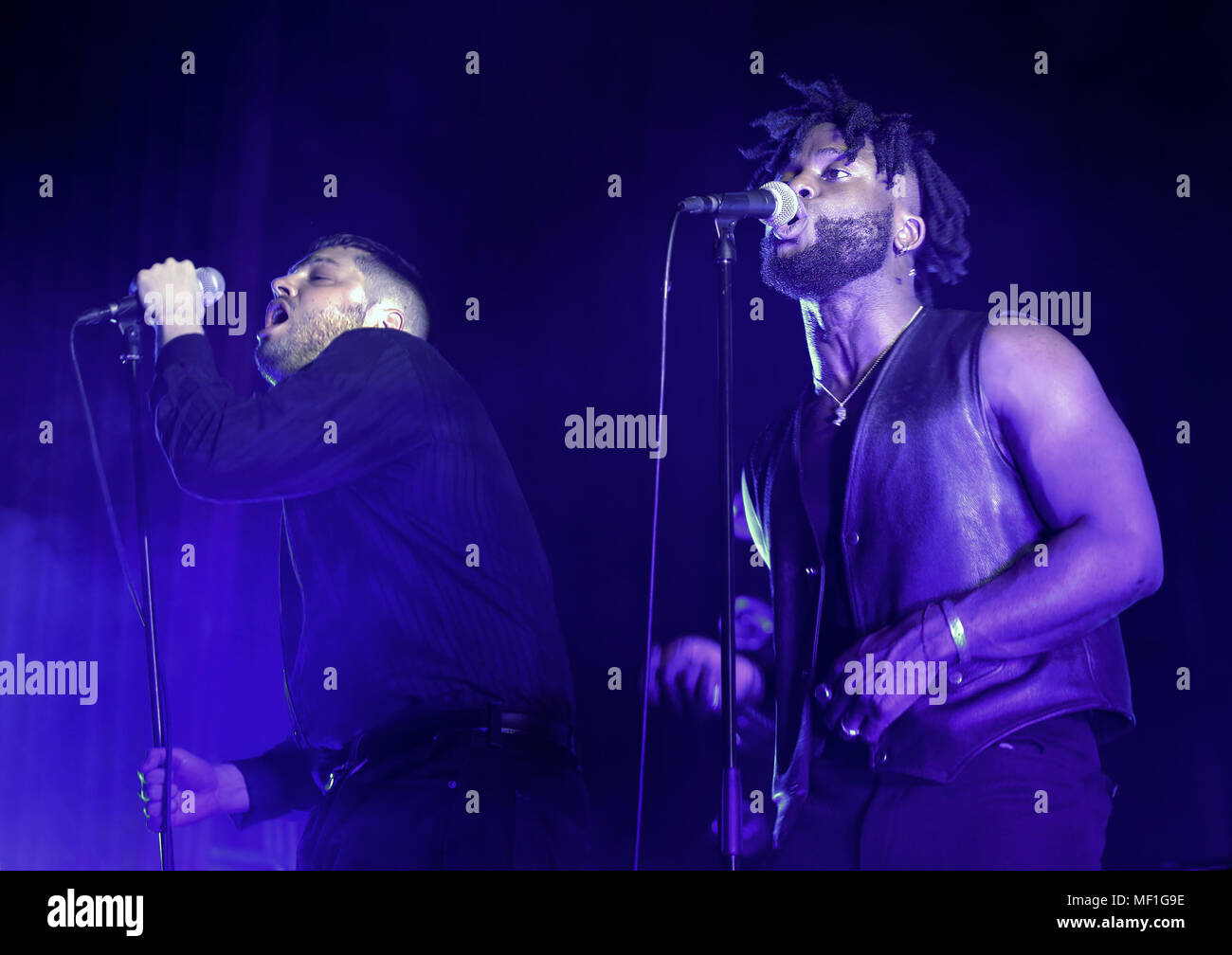 Young Fathers Performing at Manchester O2 Ritz Featuring: Young Fathers ...