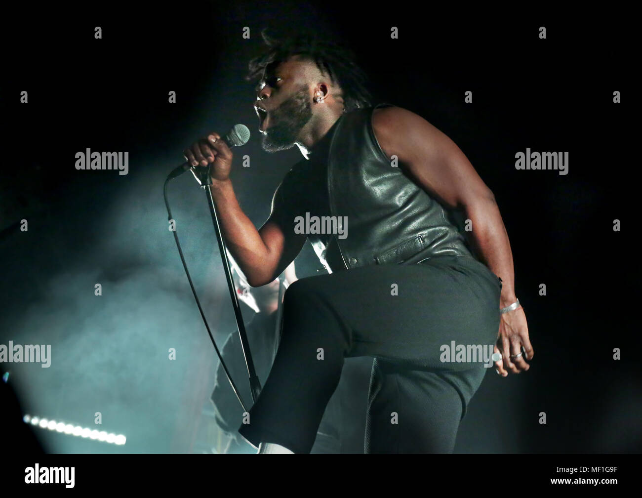 Young Fathers Performing at Manchester O2 Ritz Featuring: Young Fathers ...