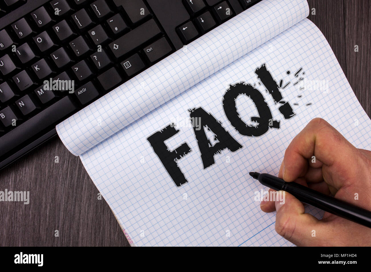 Conceptual hand writing showing Faq Motivational Call. Business photo ...
