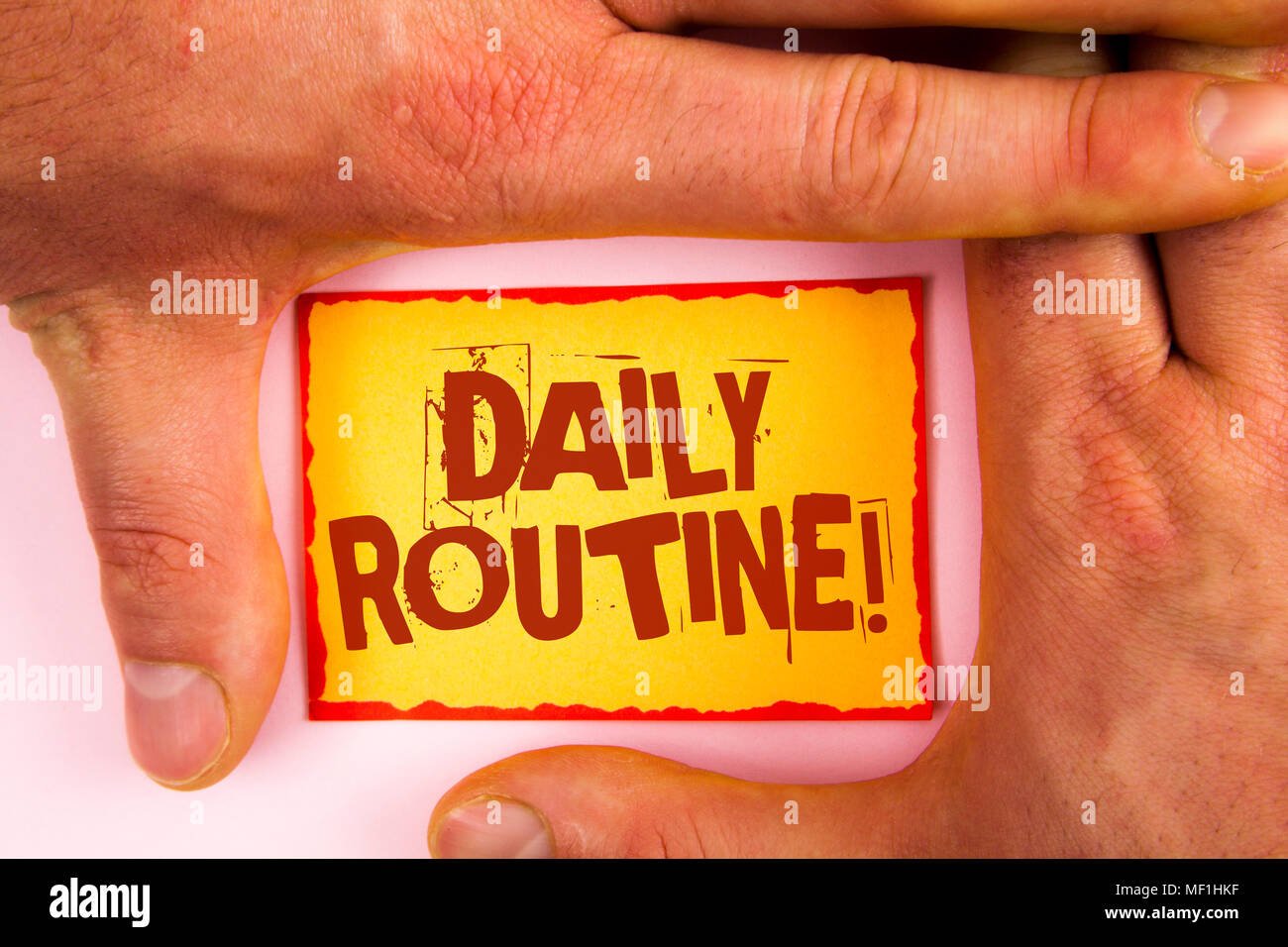 Word writing text Daily Routine Motivational Call. Business concept for ...