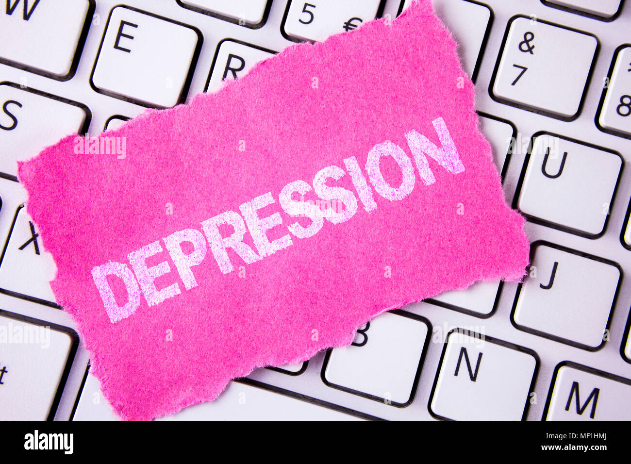 Conceptual hand writing showing Depression. Business photo showcasing ...