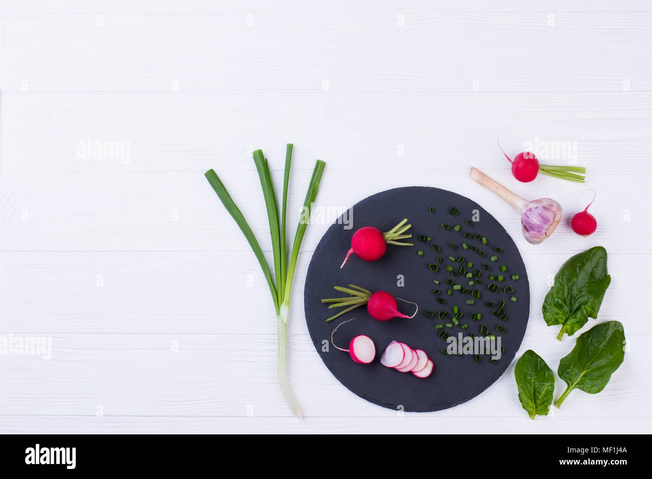 Culinary background with fresh vegetables Stock Photo - Alamy