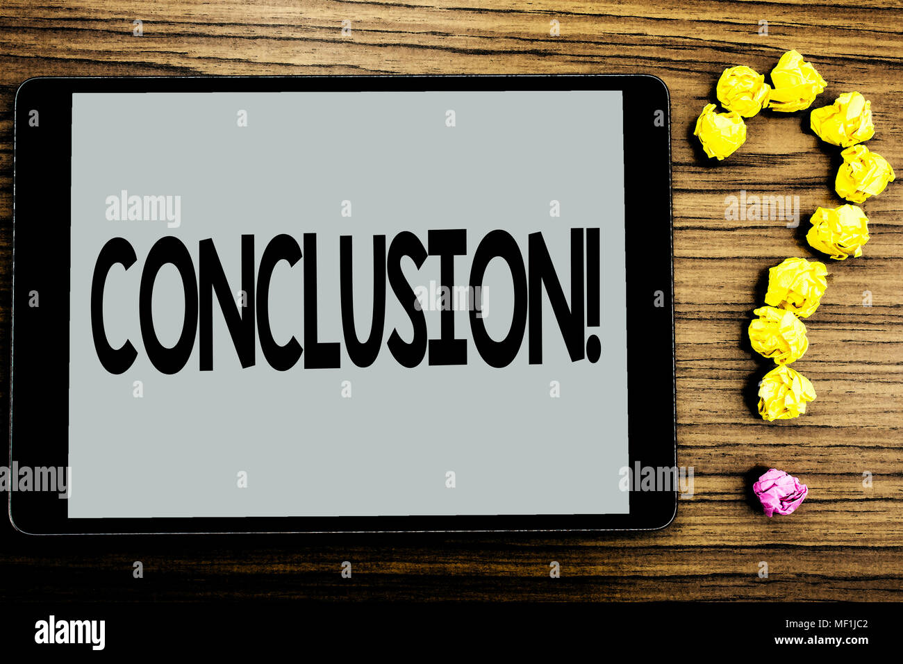 Conceptual hand writing showing Conclusion Motivational Call. Business ...