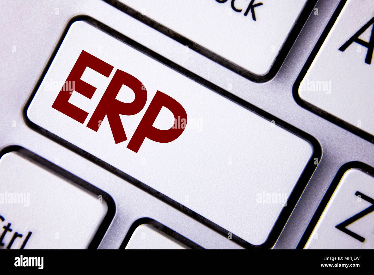 Word writing text Erp. Business concept for Enterprise resource ...