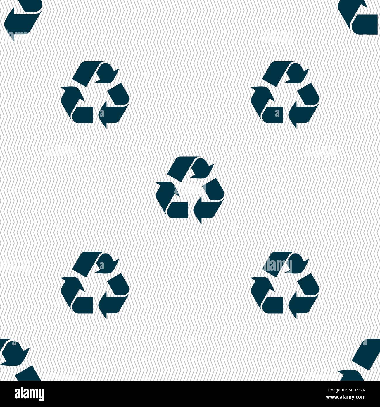 processing icon sign. Seamless pattern with geometric texture. Vector ...