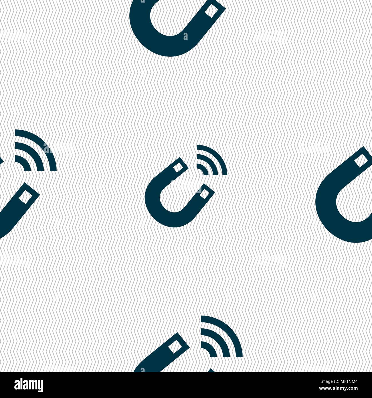 Magnetic force pattern Stock Vector Images - Alamy