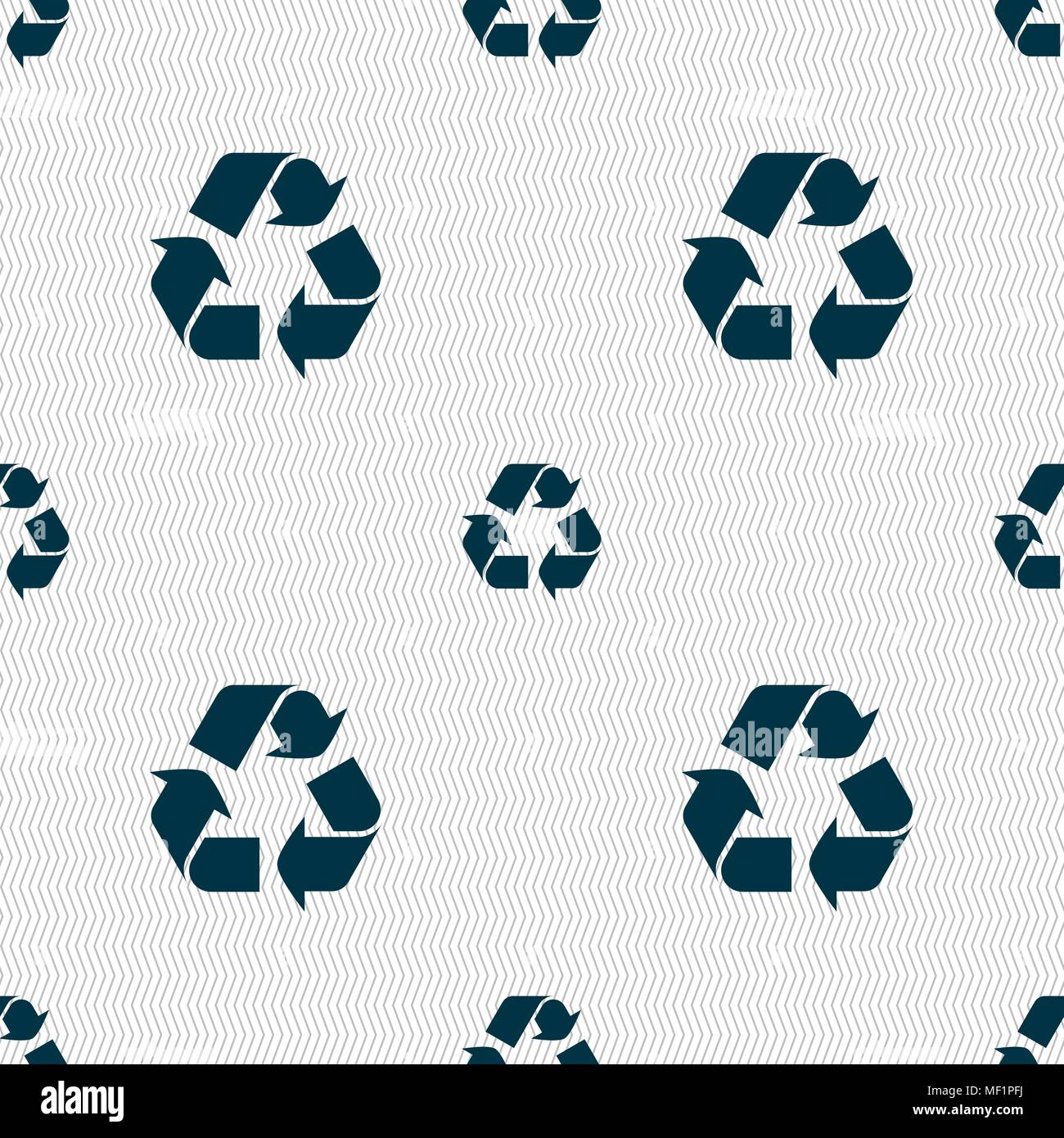 processing icon sign. Seamless pattern with geometric texture. Vector ...