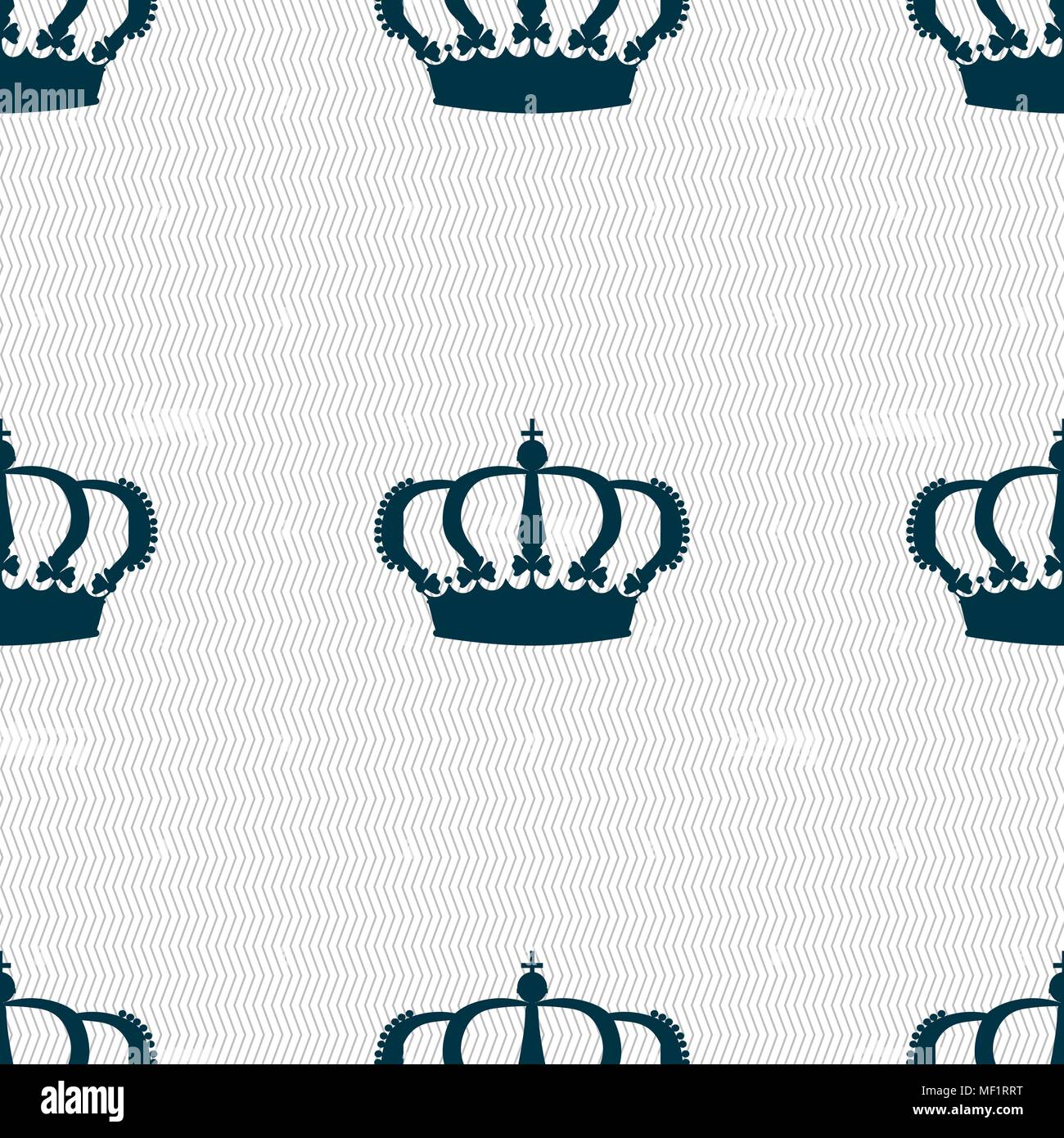Old seamless texture crown queen Stock Vector Images - Alamy