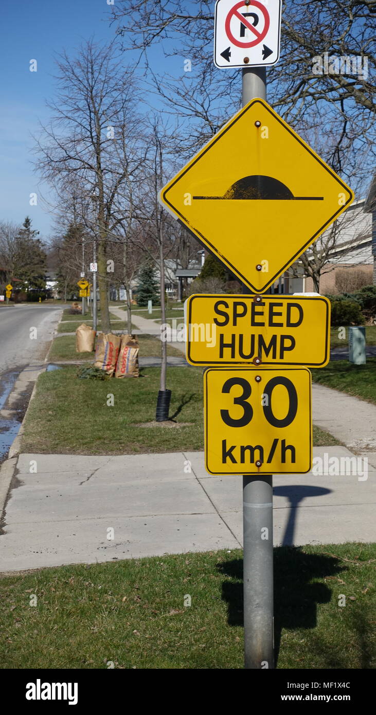 Various road signs, signage, etc. Indicates things you can and cannot ...