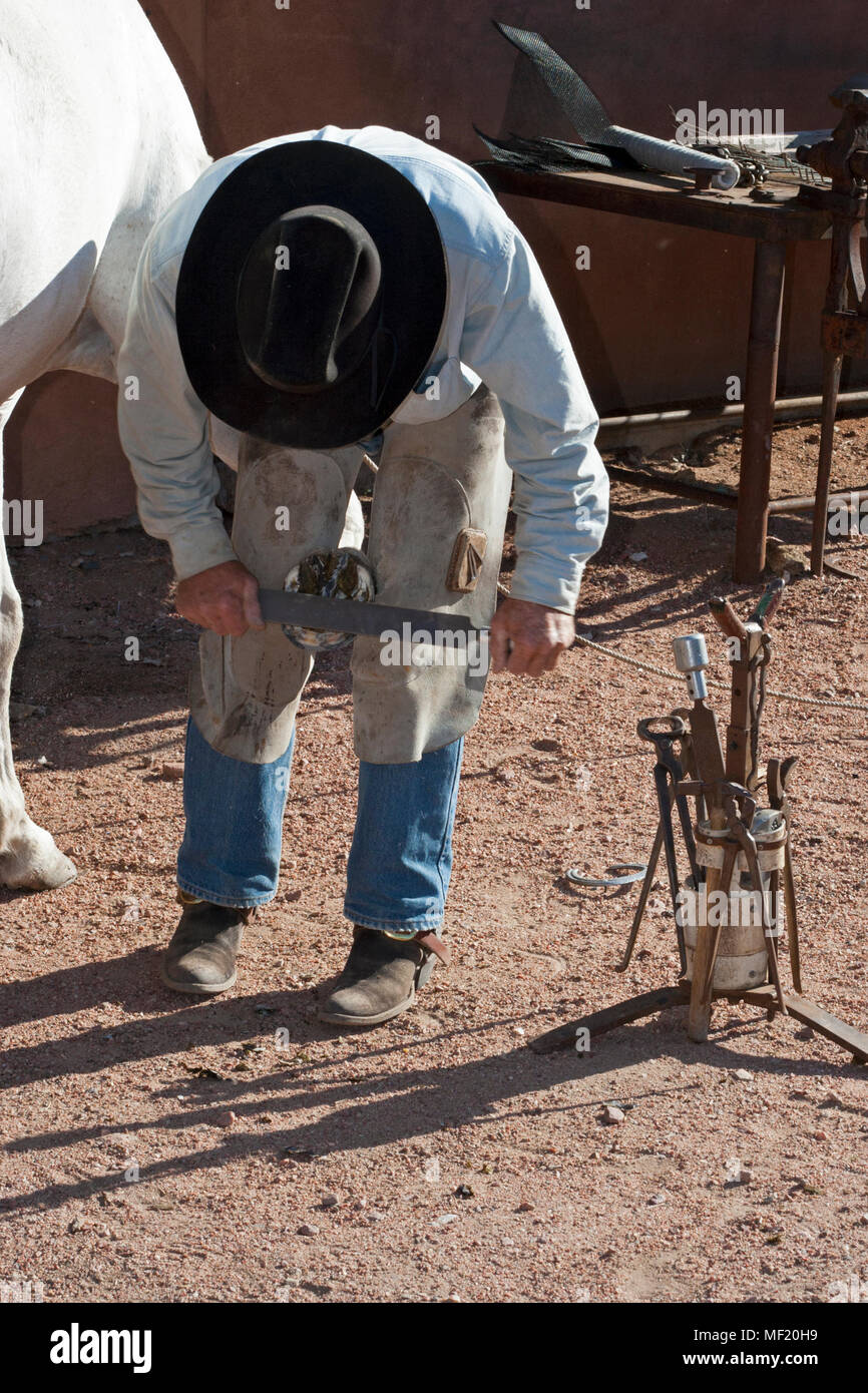 Farrier's tools horse shoeing hi-res stock photography and images - Alamy