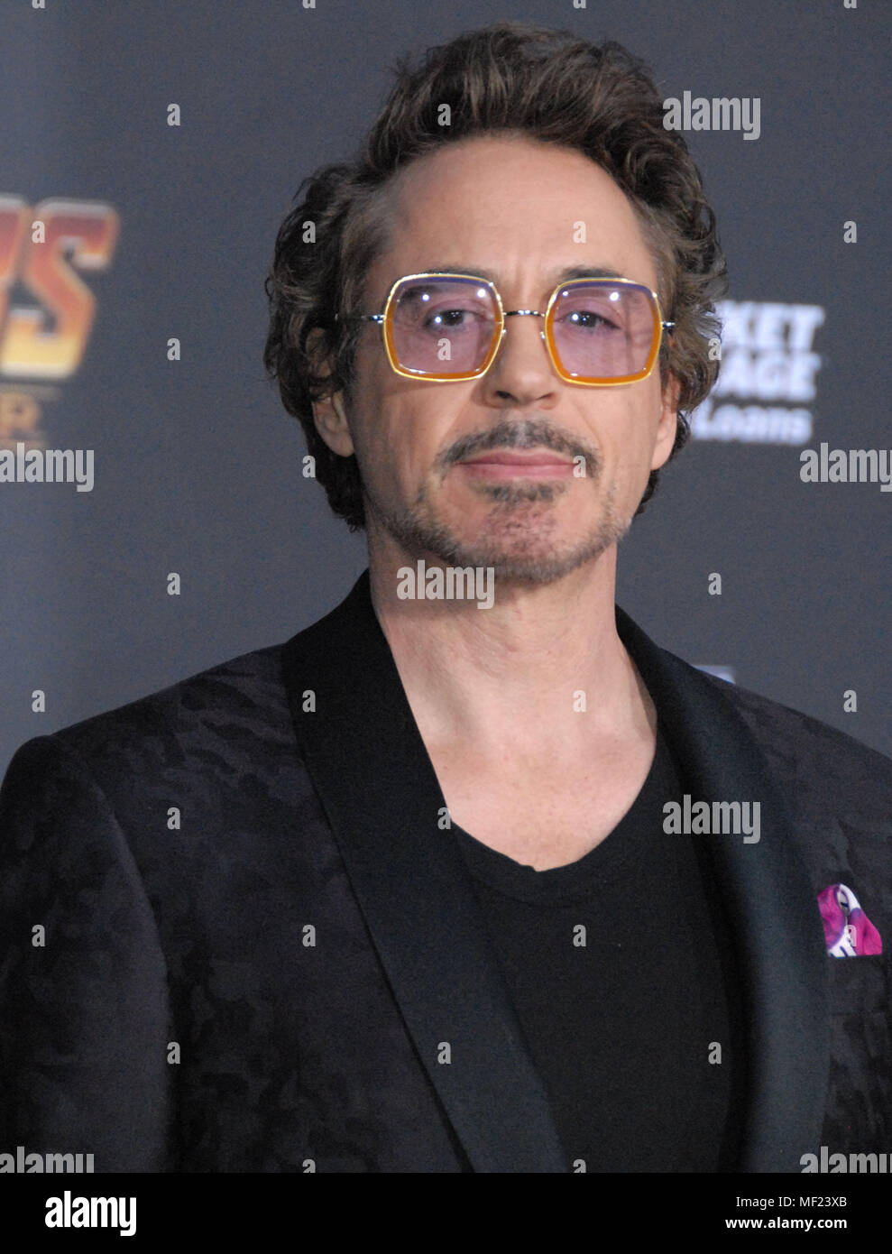 Los Angeles, California, USA. 23rd April, 2018. Actor Robert Downey, Jr ...