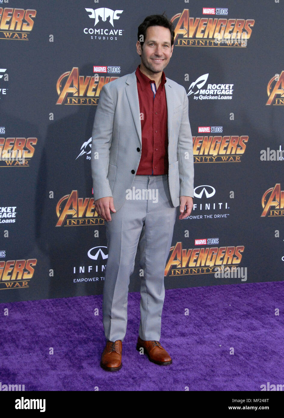 Los Angeles, California, USA. 23rd April, 2018. Actor Paul Rudd attends ...