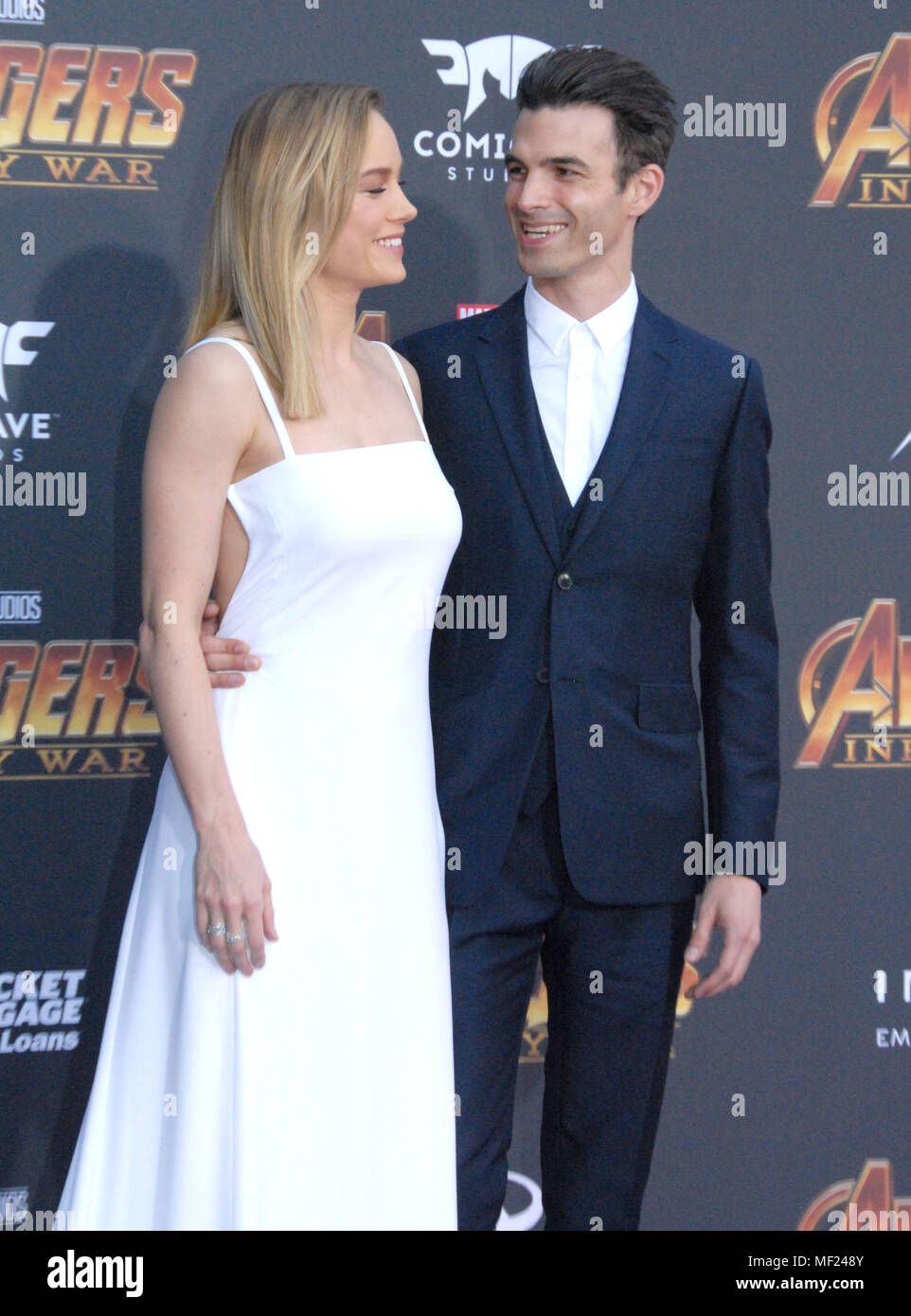 Los Angeles, California, USA. 23rd April, 2018. (L-R) Actress Brie ...