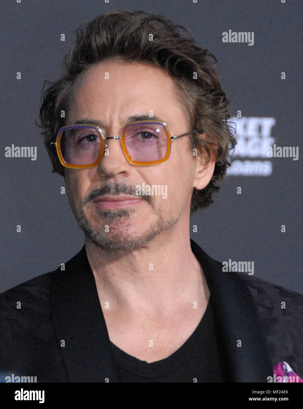 Los Angeles, California, USA. 23rd April, 2018. Actor Robert Downey, Jr ...