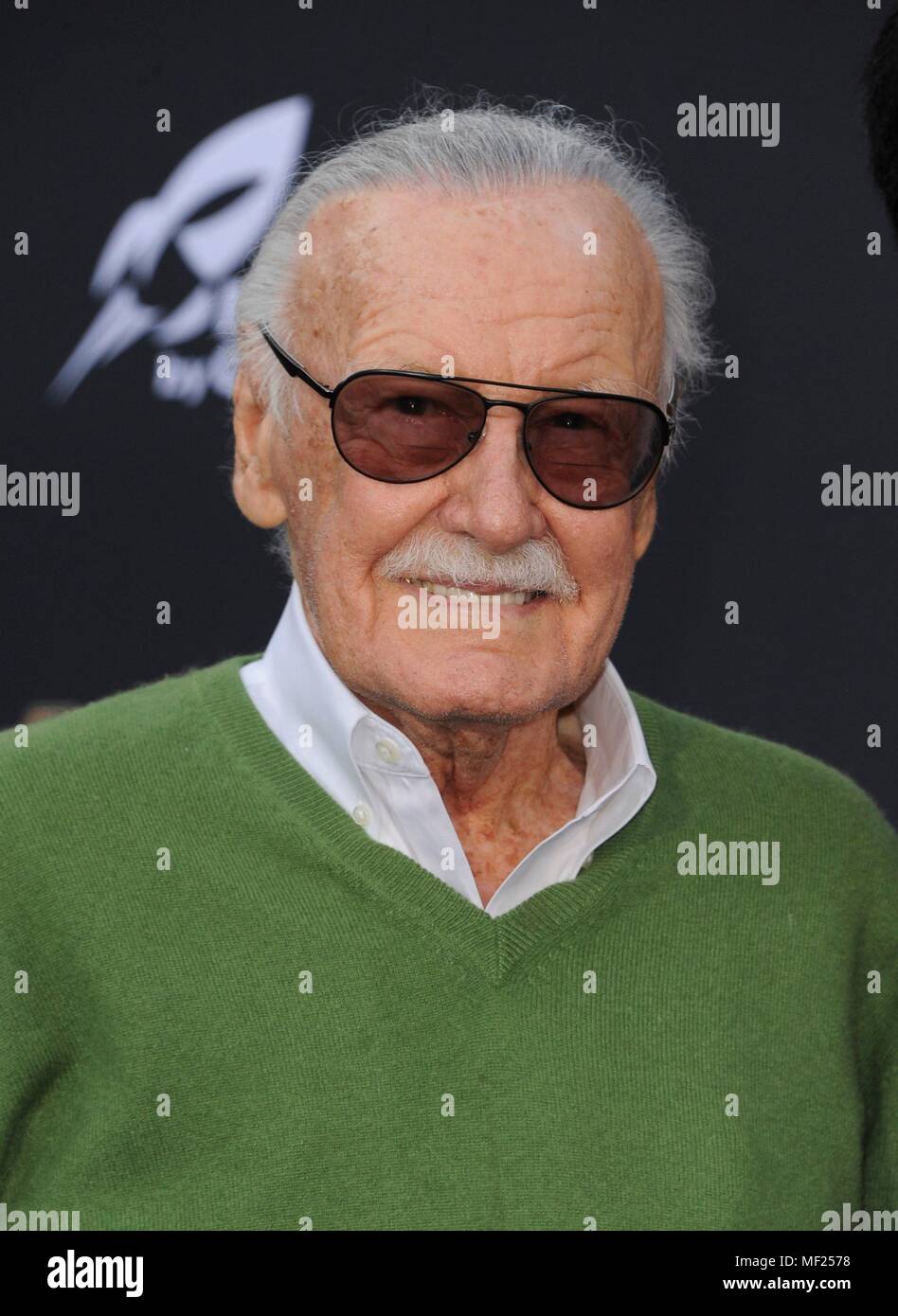 Los Angeles, CA, USA. 23rd Apr, 2018. Stan Lee at arrivals for AVENGERS ...