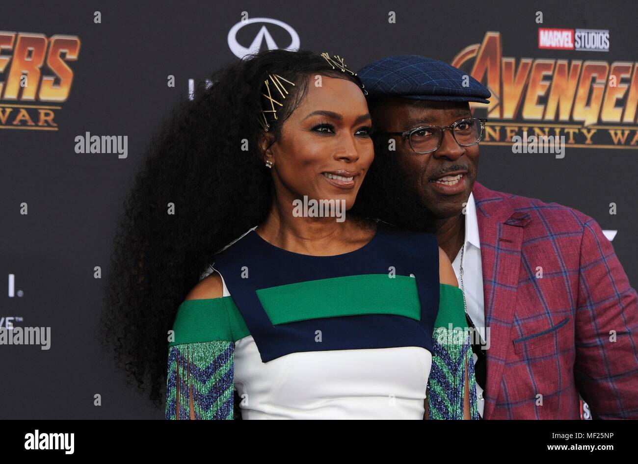 Los Angeles, CA, USA. 23rd Apr, 2018. Angela Bassett, Courtney B. Vance ...