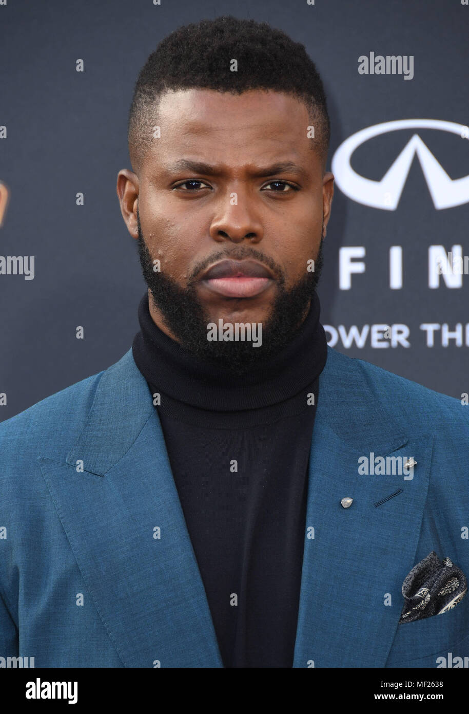 23 April 2018 - Hollywood, California - Winston Duke. Disney and Marvel ...