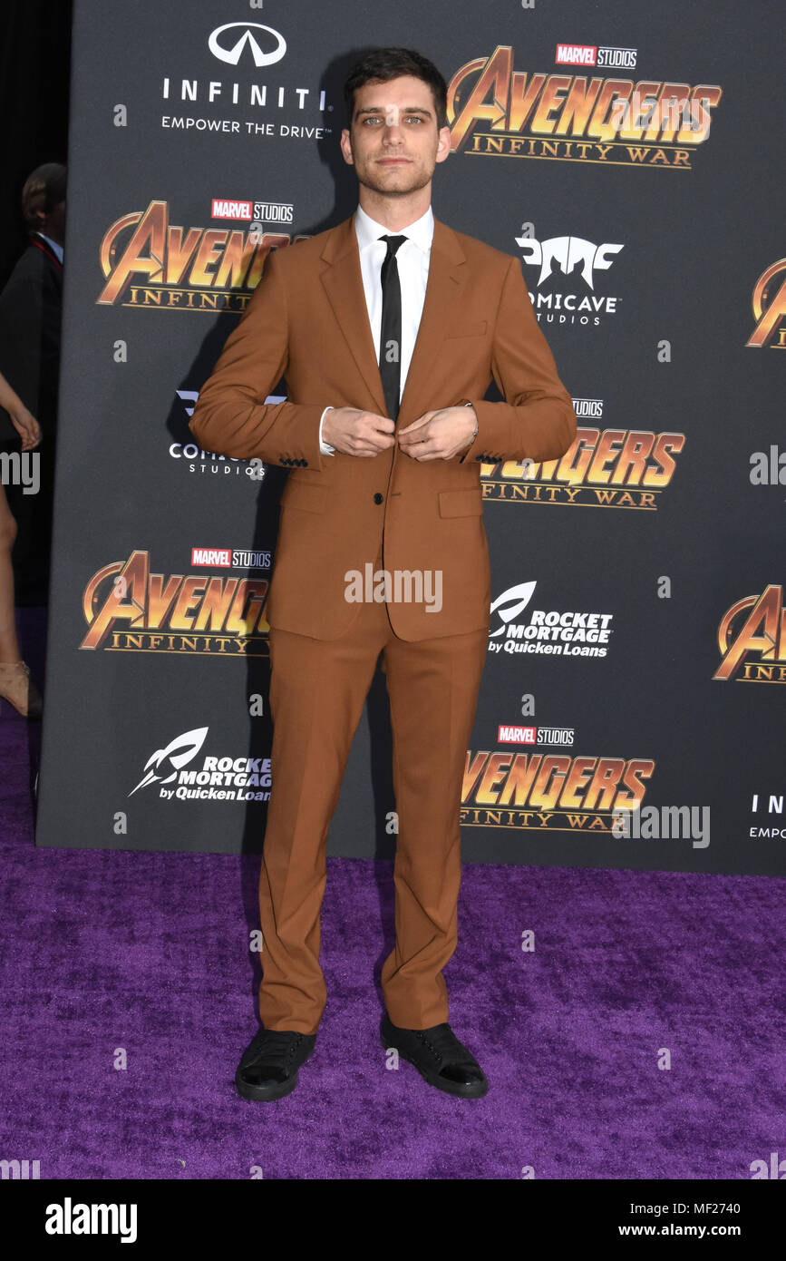 Los Angeles, California, USA. 23rd April, 2018. Actor Jeff Ward attends ...