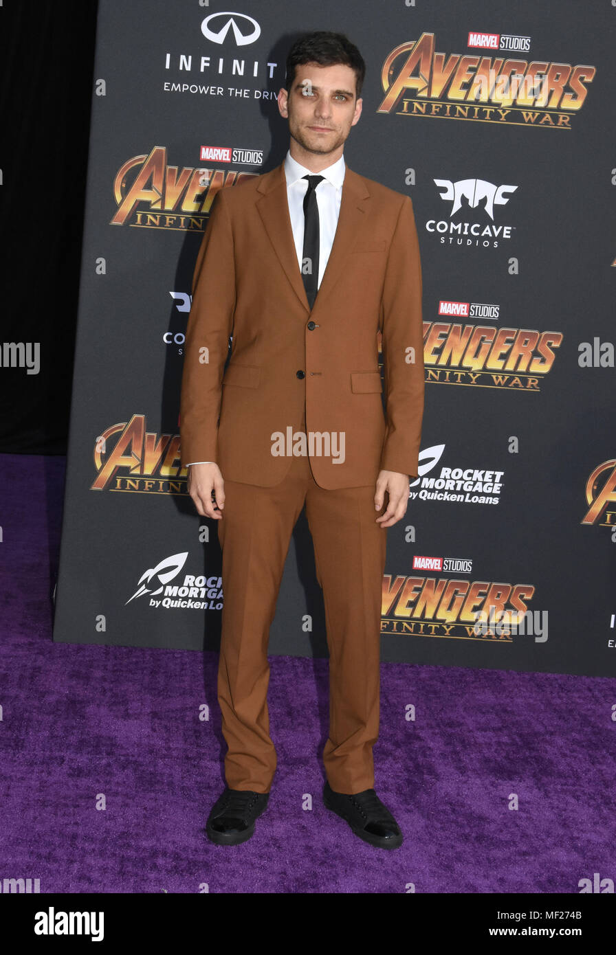 Los Angeles, California, USA. 23rd April, 2018. Actor Jeff Ward attends ...