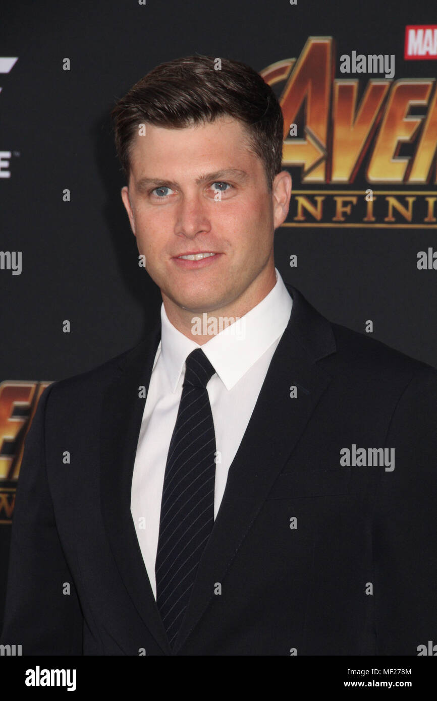 Los Angeles, USA. 23rd Apr, 2018. Colin Jost 04/23/2018 The World ...