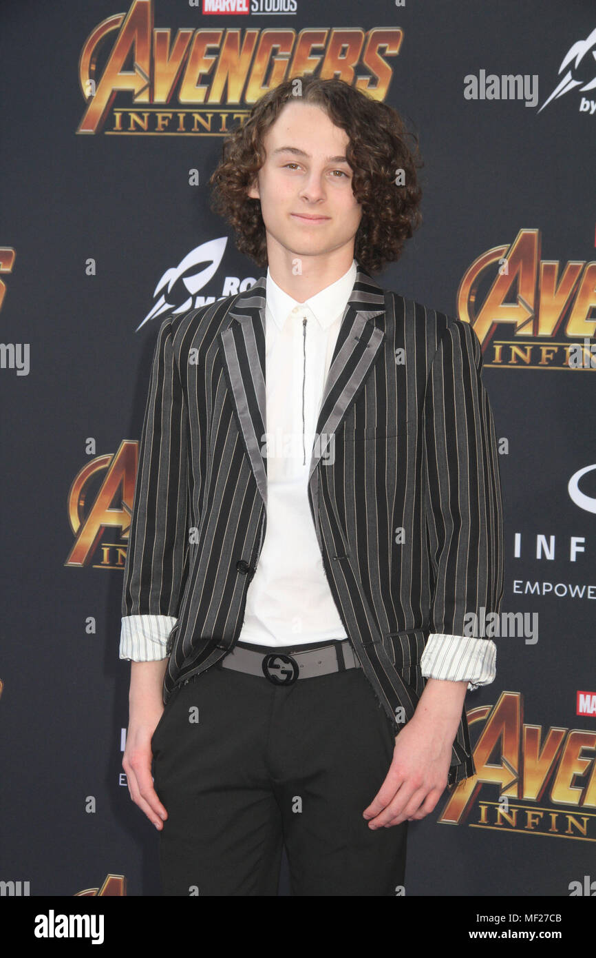 Los Angeles, USA. 23rd Apr, 2018. Wyatt Oleff 04/23/2018 The World ...