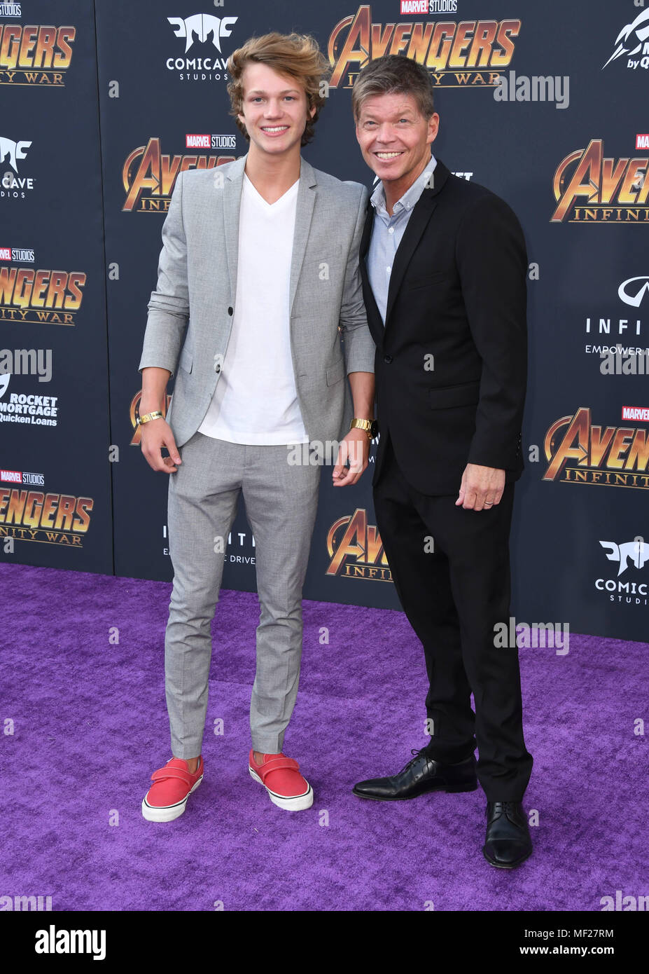 23 April 2018 - Hollywood, California - Chase Liefeld, Rob Liefeld ...
