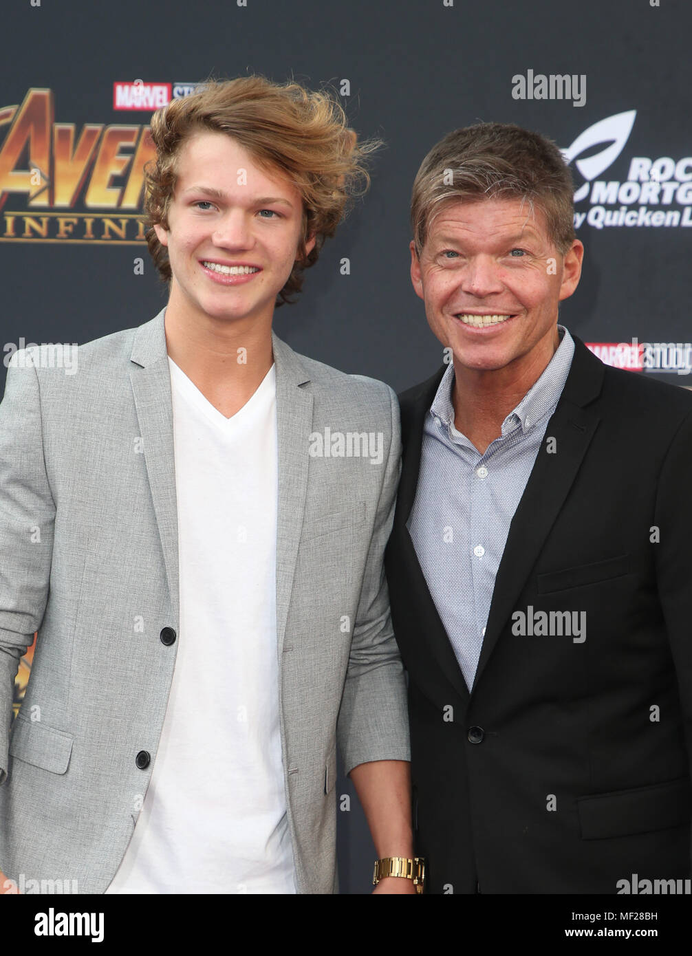 Hollywood, Ca. 23rd Apr, 2018. Chase Liefeld, Rob Liefeld, at the World ...