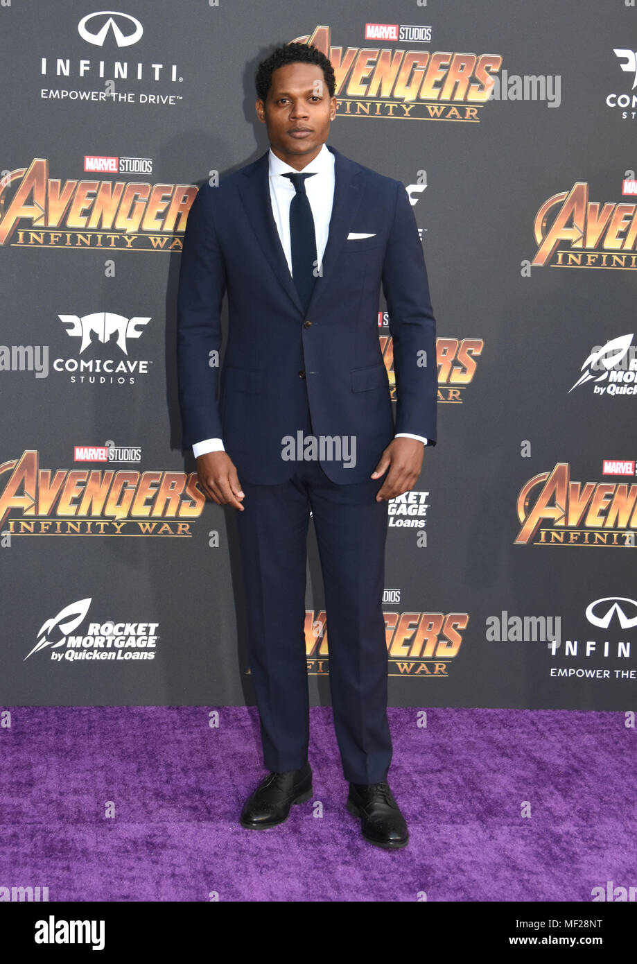 Los Angeles, California, USA. 23rd April, 2018. Actor Algenis Perez ...