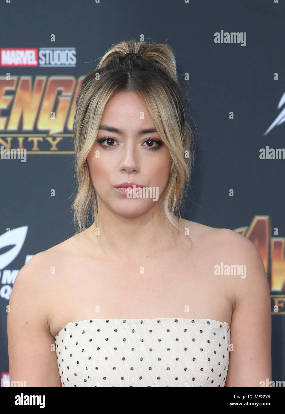 Hollywood, Ca. 23rd Apr, 2018. Chloe Bennet, at the World Premiere of ...