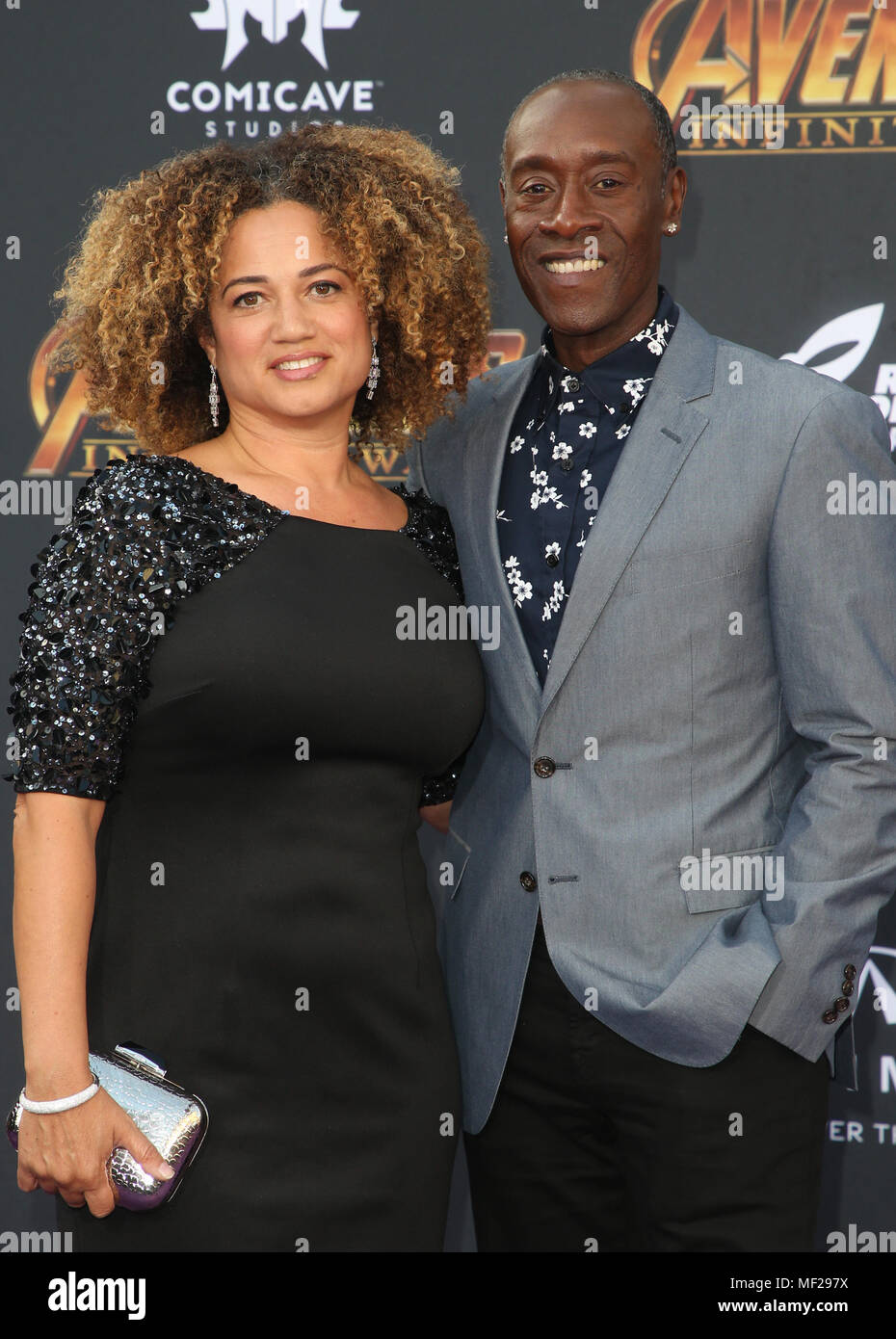 Hollywood, Ca. 23rd Apr, 2018. Don Cheadle, Bridgid Coulter, at the ...