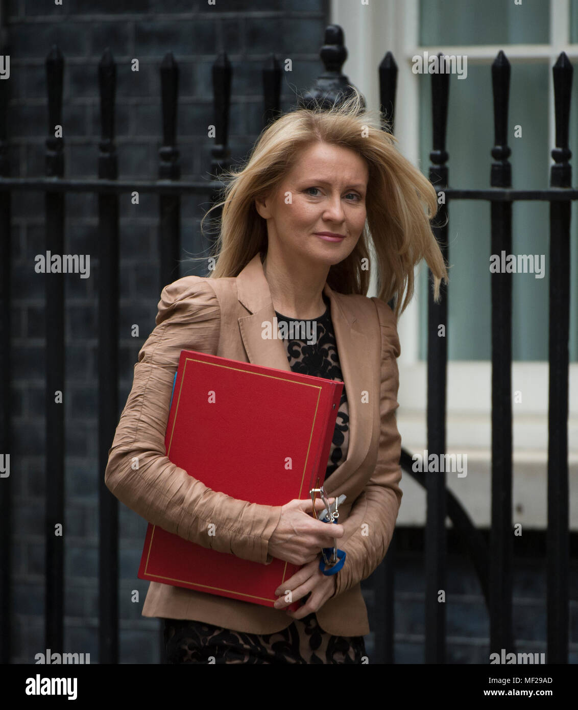 Downing Street, London, UK. 24 April 2018. Esther McVey, Secretary of ...