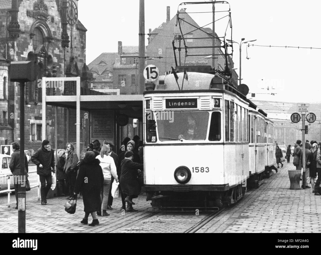 German tram stop Black and White Stock Photos & Images - Alamy