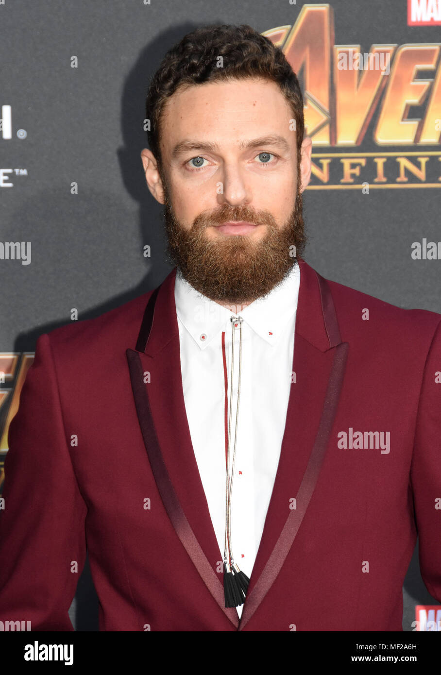 Los Angeles, California, USA. 23rd April, 2018. Actor Ross Marquand ...