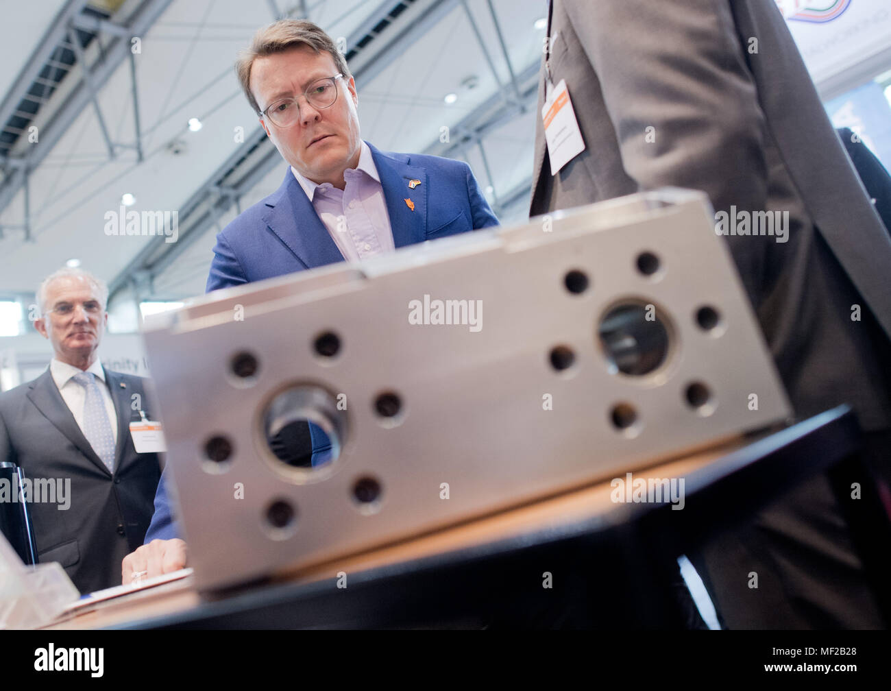 24 April 2018, Germany, Hanover: Dutch Prince Constantijn Christof ...