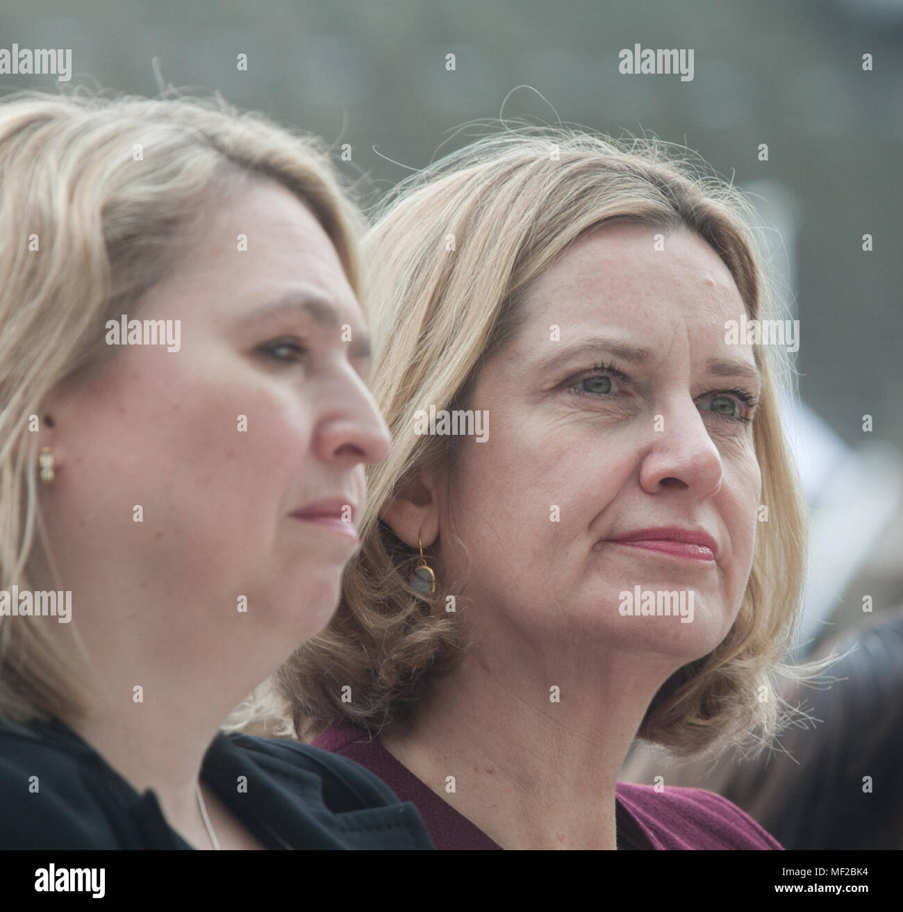 London UK. 24th April 2018.Home Secretary Amber Rudd attends the ...