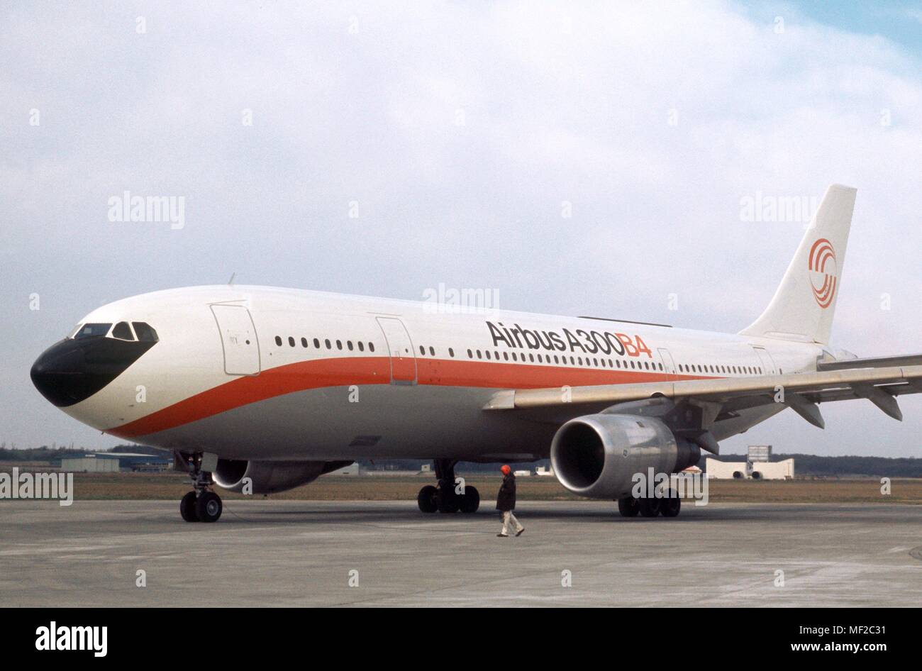 The Airbus A-300, a large-scale aircraft designed and constructed in ...
