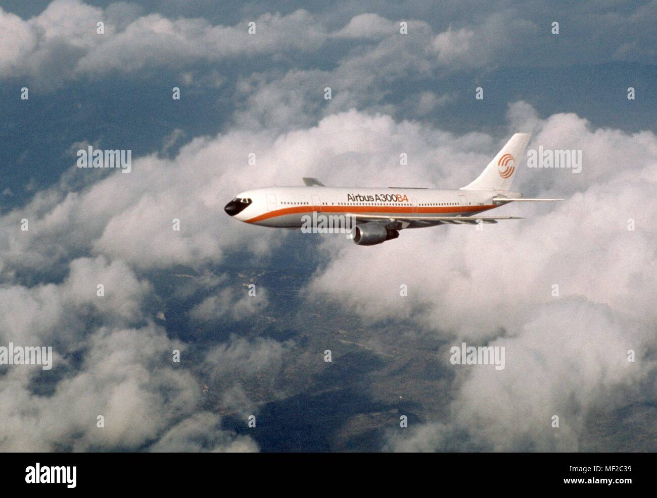 The Airbus A-300, a large-scale aircraft designed and constructed in ...