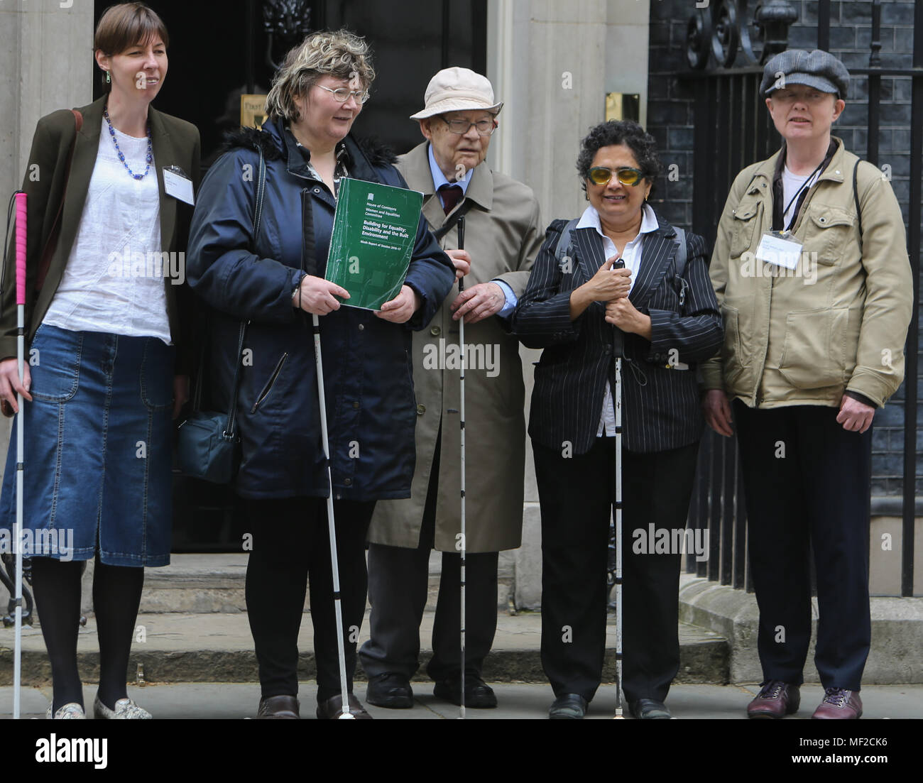 London UK 24 April 2018.Shared space is an urban design approach that ...